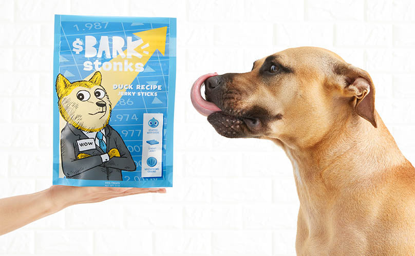 BARK Goes Public With Free Stonks Dog Treats Across America
