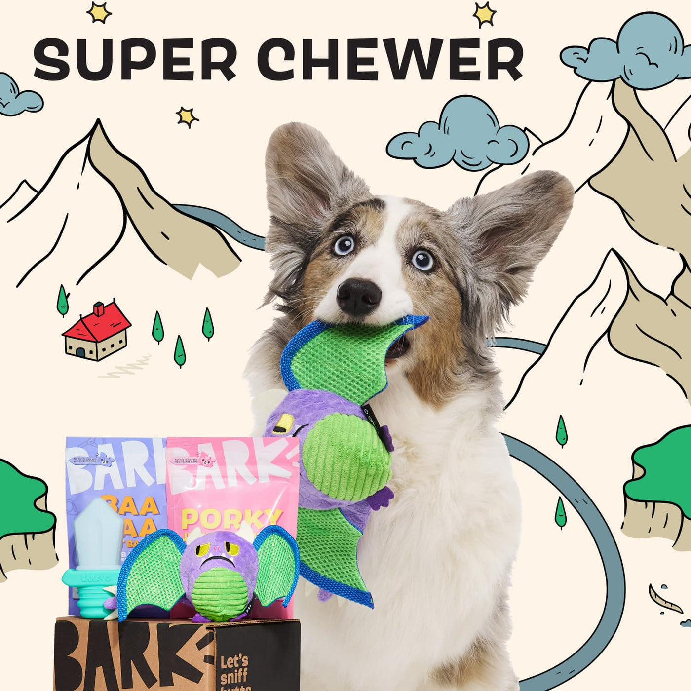 BARK Dog Subscription Box | Dog Toys, Treats, & Fun Delivered
