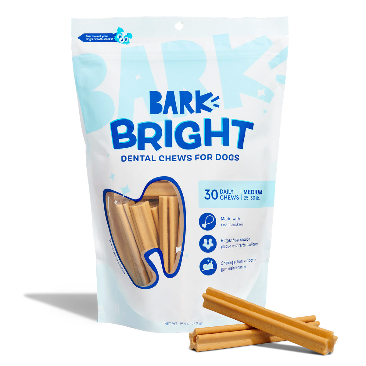 BARK Bright Natural Dental Chew Sticks for Dogs | BARK