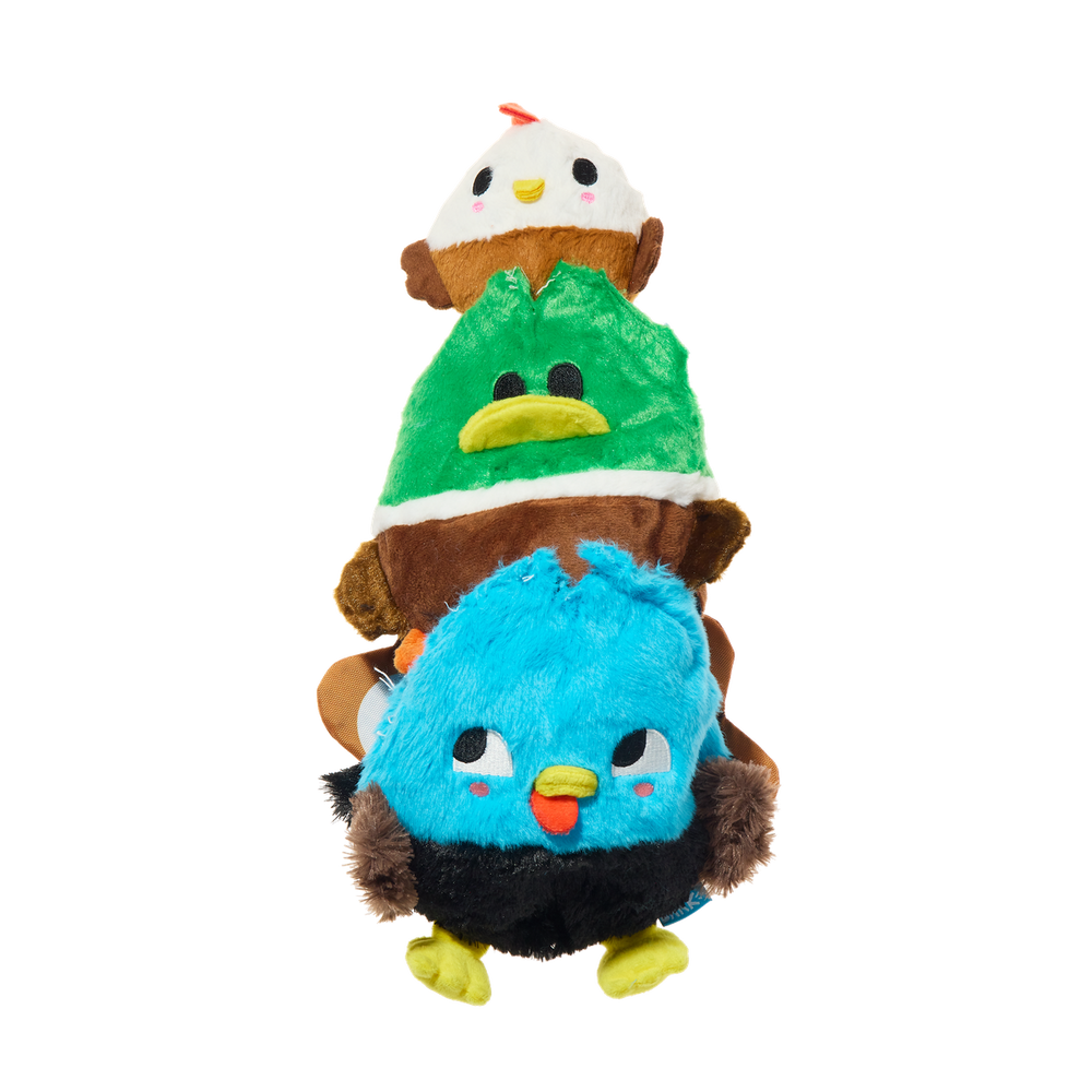The Pecking Order Plush Multi-Part Dog Toy – BARK