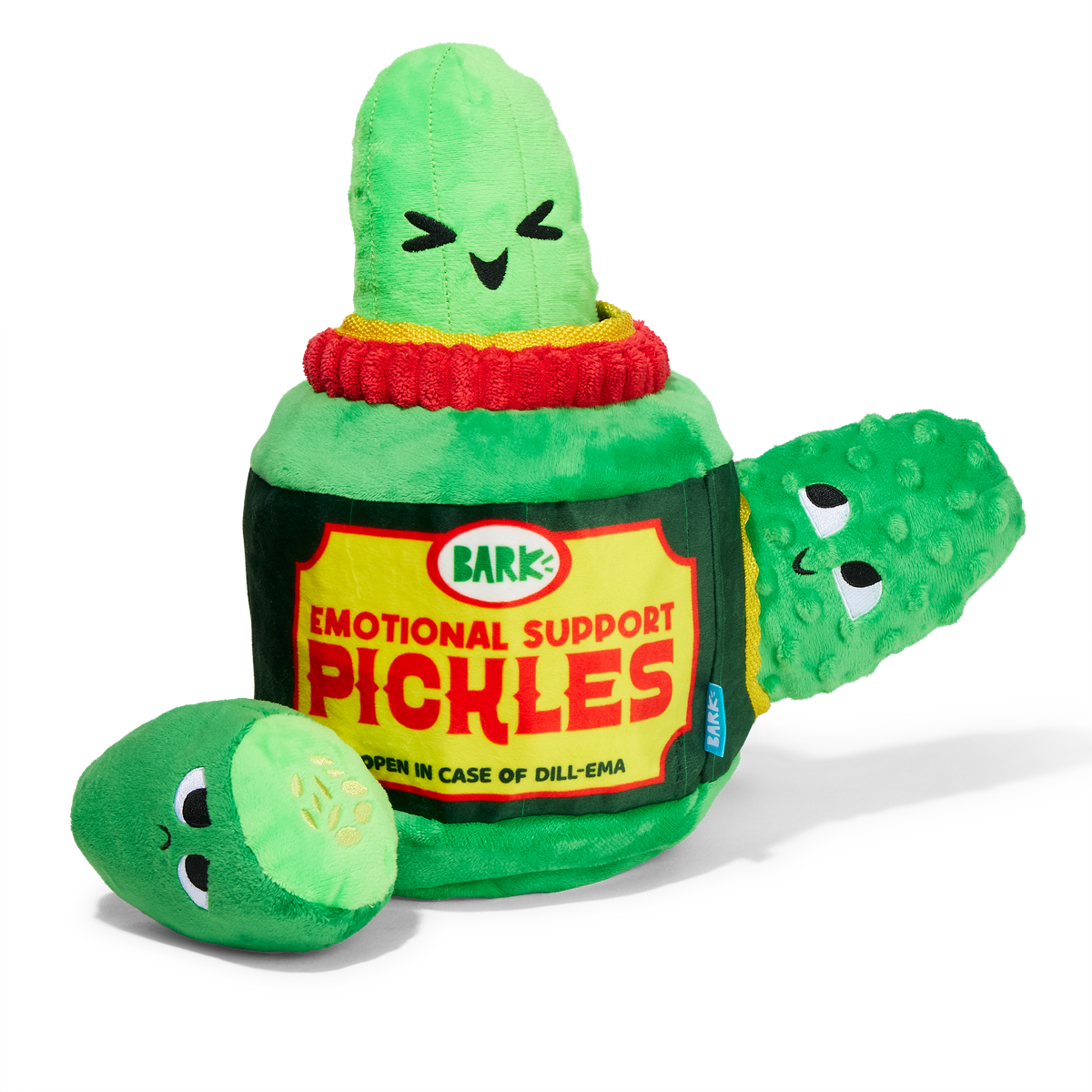 Dill-emma Squad Pickle Plush Multi-Part + Extra-Large Dog Toy – BARK