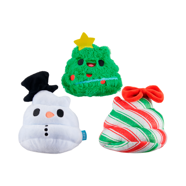 Crappy Holidays Dog Toy Poo Bundle – BARK