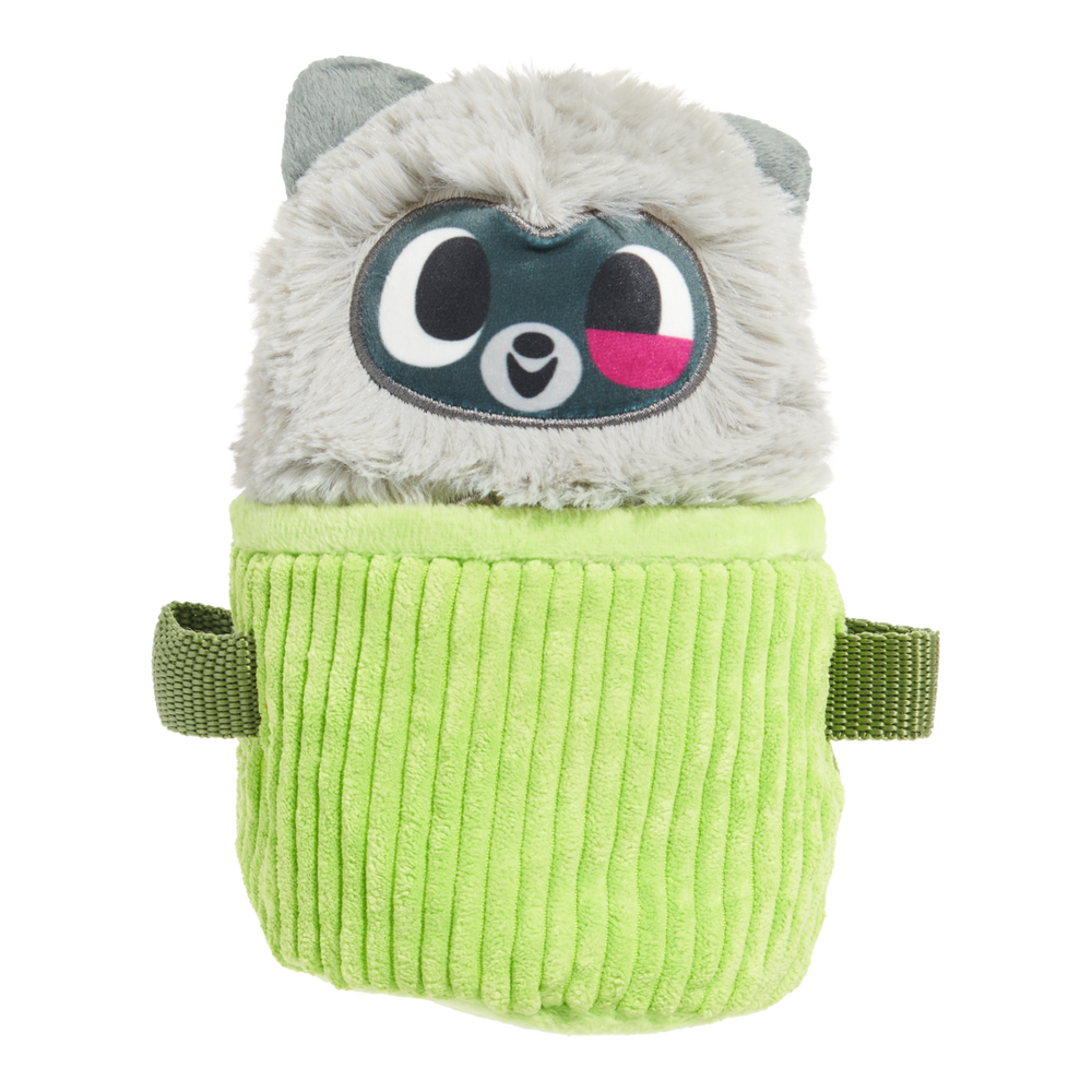 Rickie Racoon the Trash Tycoon Plush Enrichment + Multi-Part Dog Toy – BARK