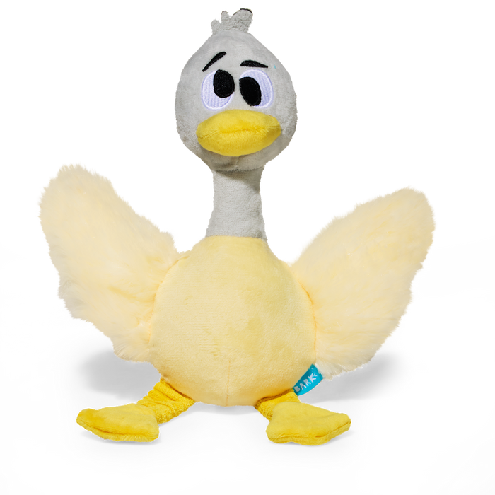 Lucy Goosey Plush Tug Dog Toy – BARK