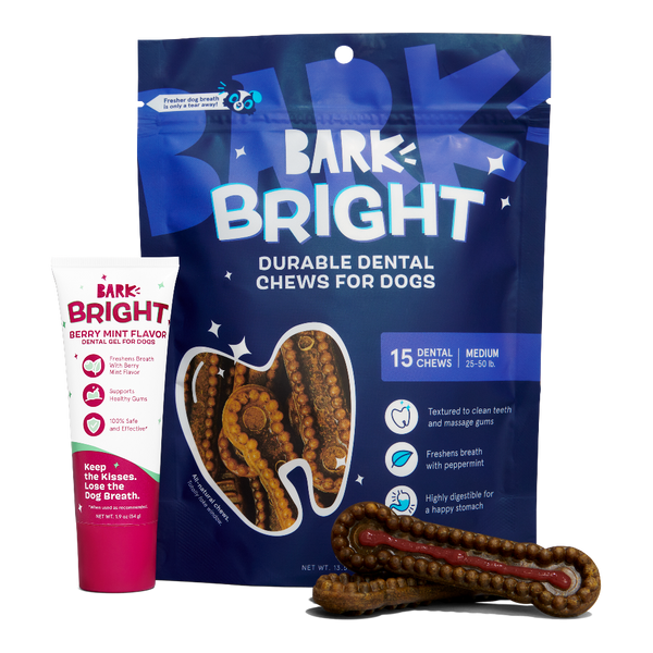 BARK Bright Dog Dental Care: Kits, Chews & Toothpaste | BARK