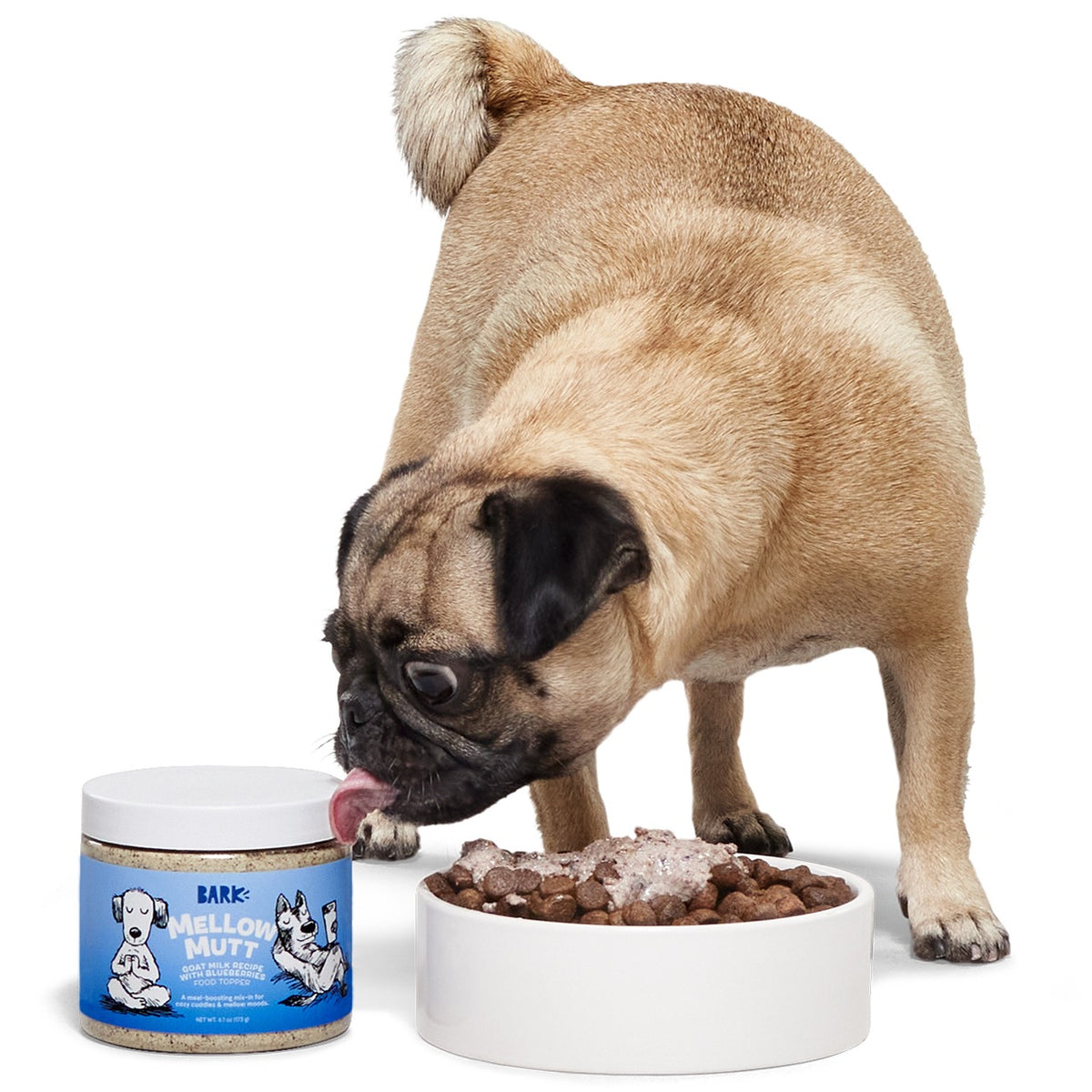 Mellow Mutt Goat Milk Recipe with Blueberries