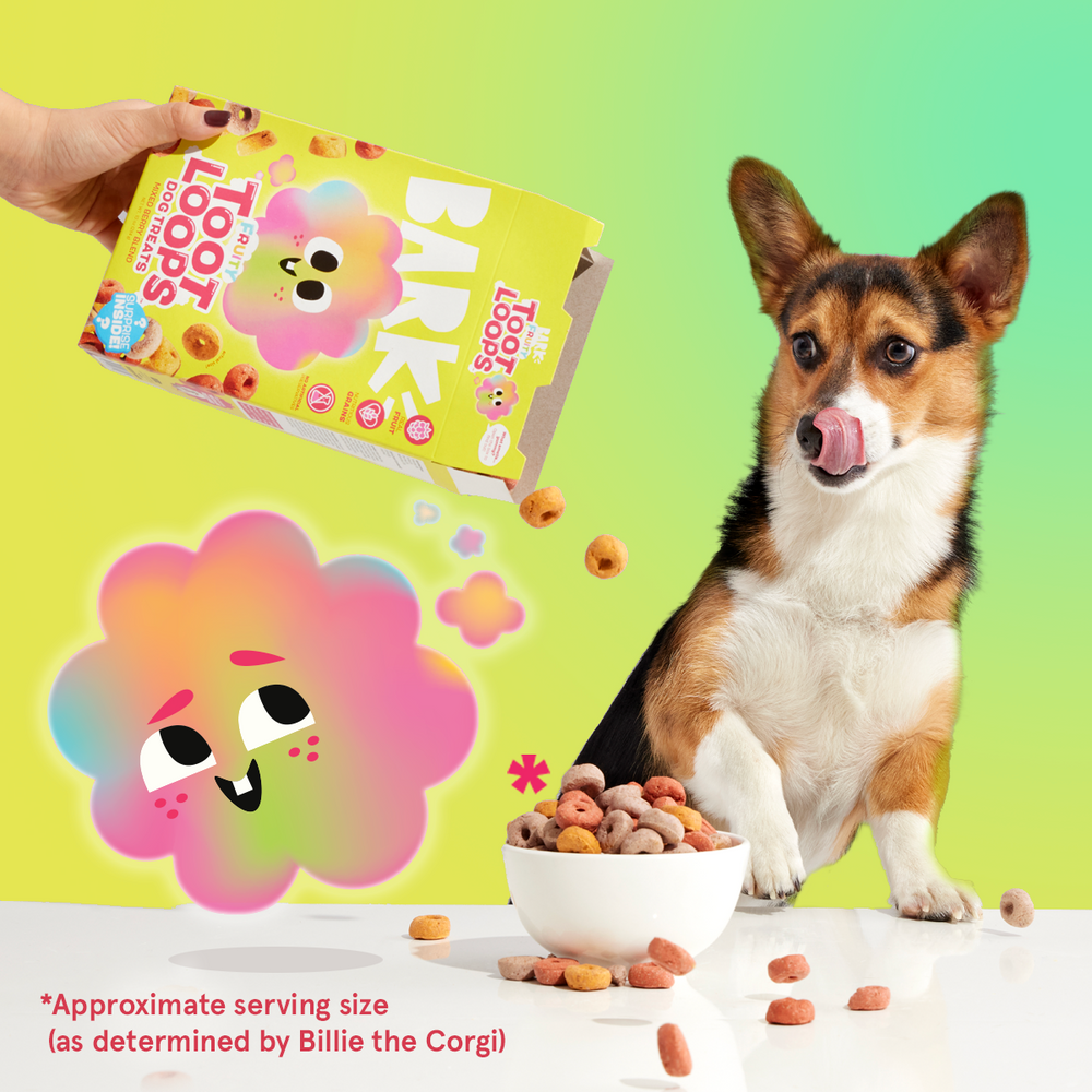 Tooty Fruit Loops™ Crunchy Dog Treats - Mixed Berry Blend