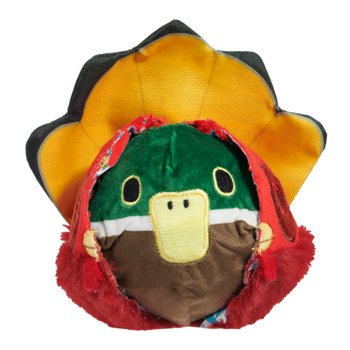 Tough Stuffed Turducken Durable Super Chewer 2-in-1 Rip and Reveal Dog ...