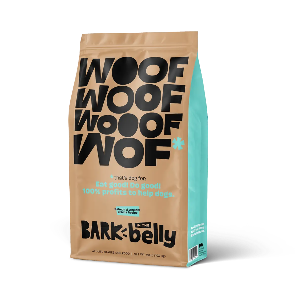 Bark In The Belly Salmon & Ancient Grains Dog Food | 100% Profits ...
