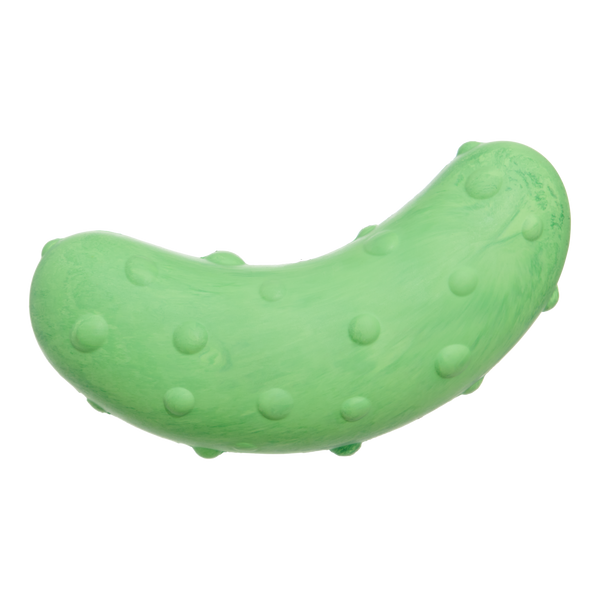 Pickle Stickle Dog Toy | Natural Rubber Squeaky Fetch Toy